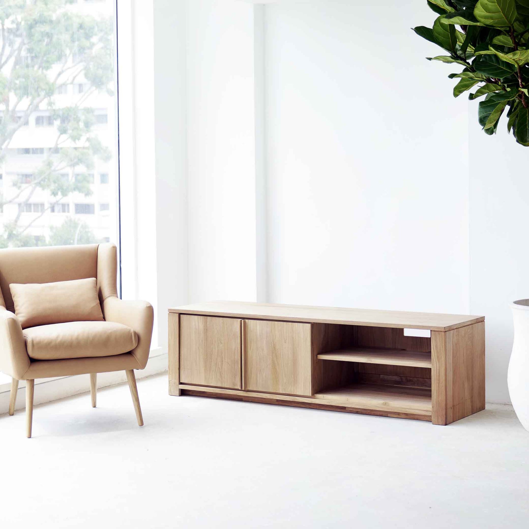 Teak TV Console - Javell Furniture